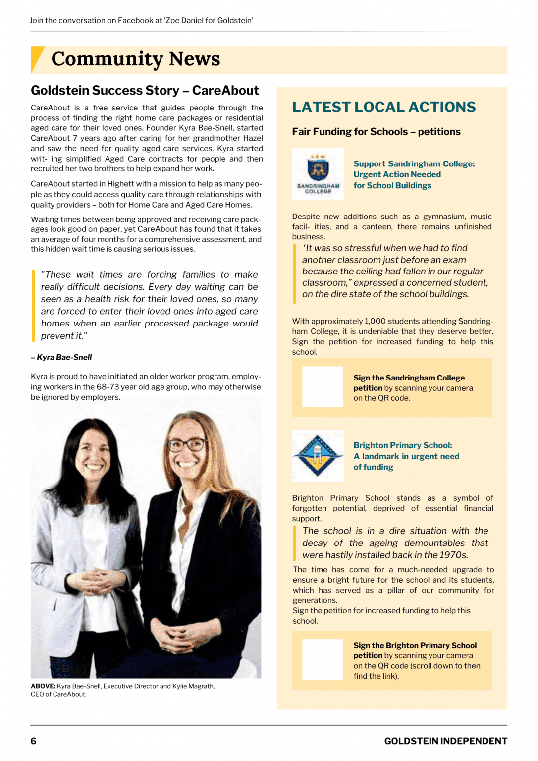 CareAbout in the News: A Goldstein Success Story | CareAbout