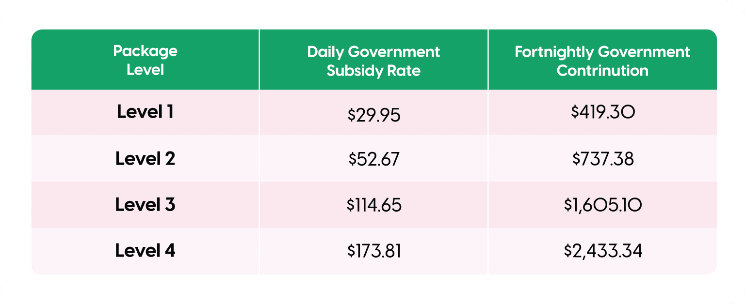 Level 3 Home Care Package | $41,847 Annual Subsidy | CareAbout